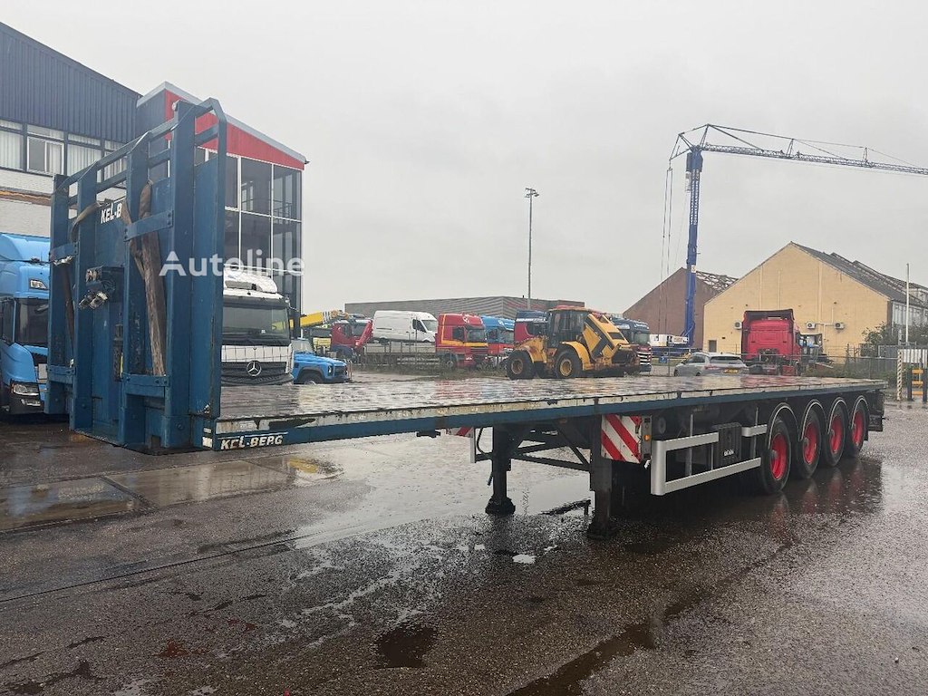 Kel-Berg E48B4 4 AXLE - BPW - LAST AXLE STEERING poluprikolica platforma