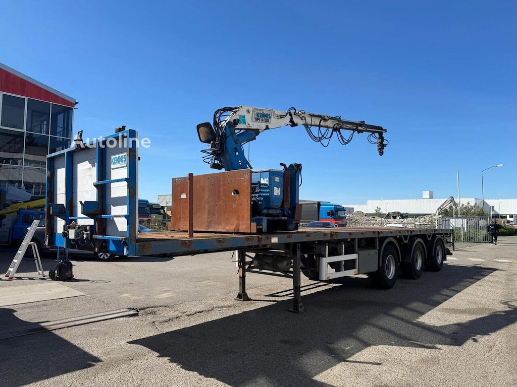 Pacton T3 003 3 AXLE - BPW + HATZ 2L40C CRANE poluprikolica platforma