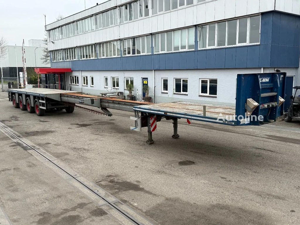 Broshuis 4 AXLE - BPW - 4X STEERING AXLE - DOUBLE EXTENDABLE poluprikolica platforma