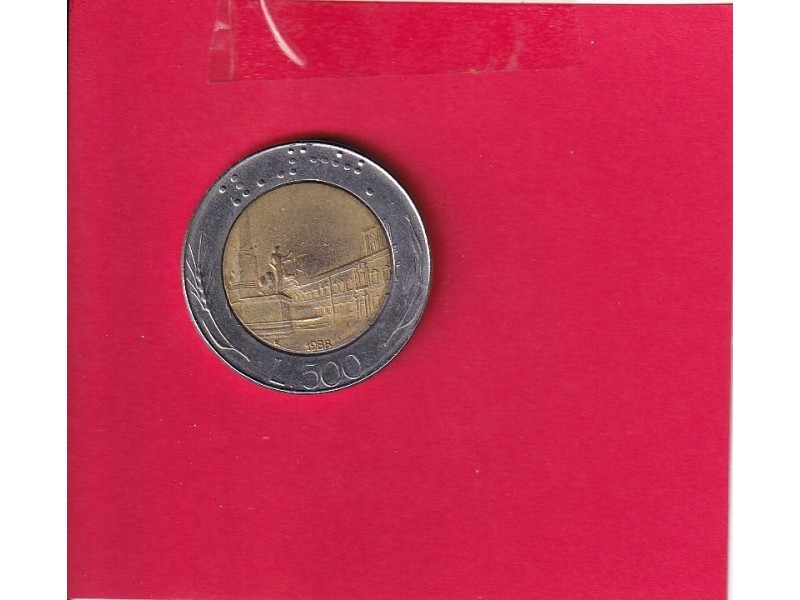 italia 1988 500 lir.