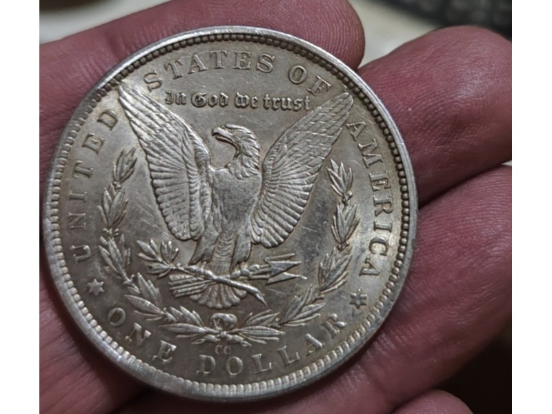 Srebrnjak 1 Morgan Dollar 1883 CC .City-Carson .