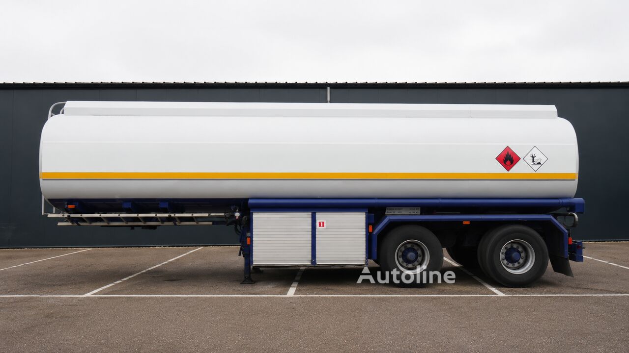 Tank DIJSSEL 2 Axle adr fuel trailer cisterna za goriva i maziva