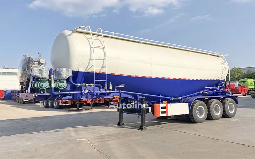 Nova CHIV Trailer 3 Axles 60Ton Dry Bulk Tank Semi Trailer cisterna za prevoz cementa