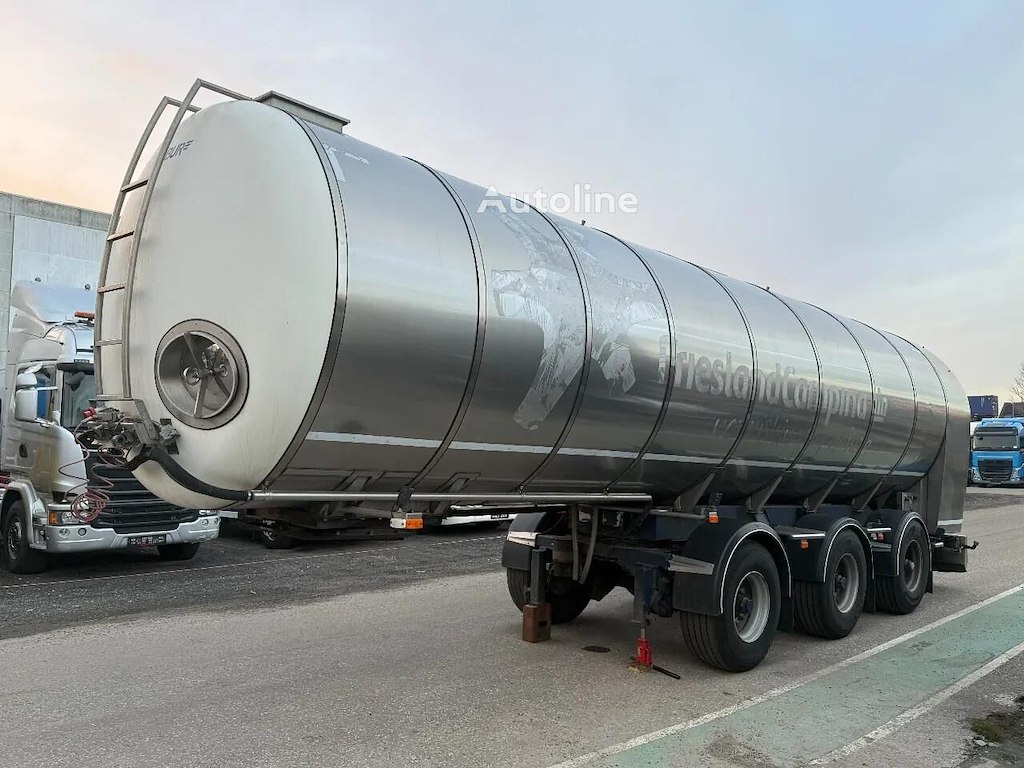Burg BPO 15-30 RGZXX + RMO MILK 35.300 LITER / RVS TANK (STAINLESS ST poluprikolica autocisterna