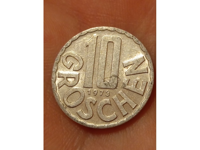 10 groschen 1973g.