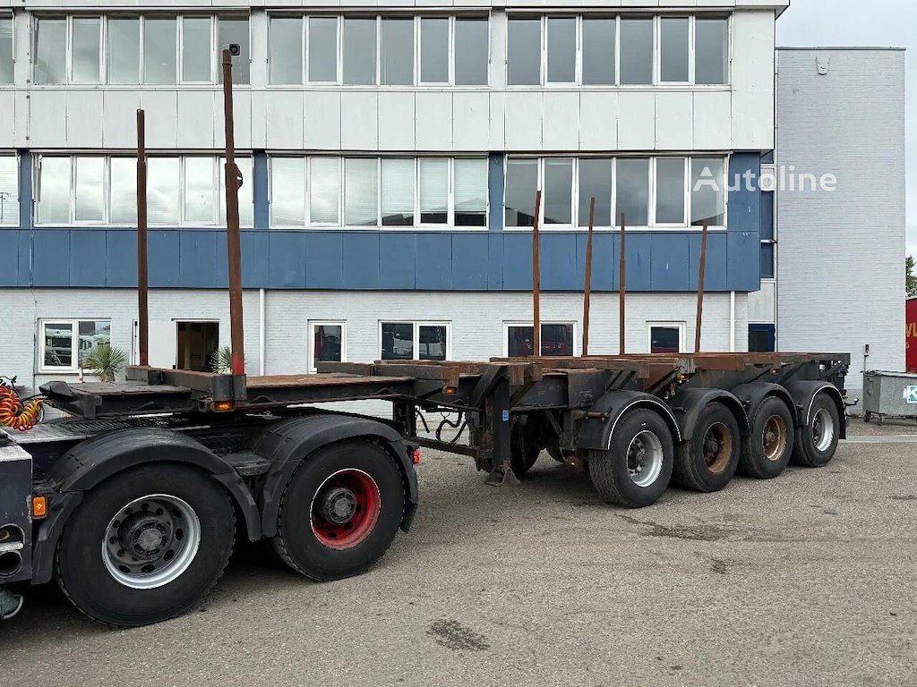 Kel-Berg 4 AXLE - BPW - EXTENDABLE - HOLZ/WOOD/HOUT poluprikolica za prevoz drva