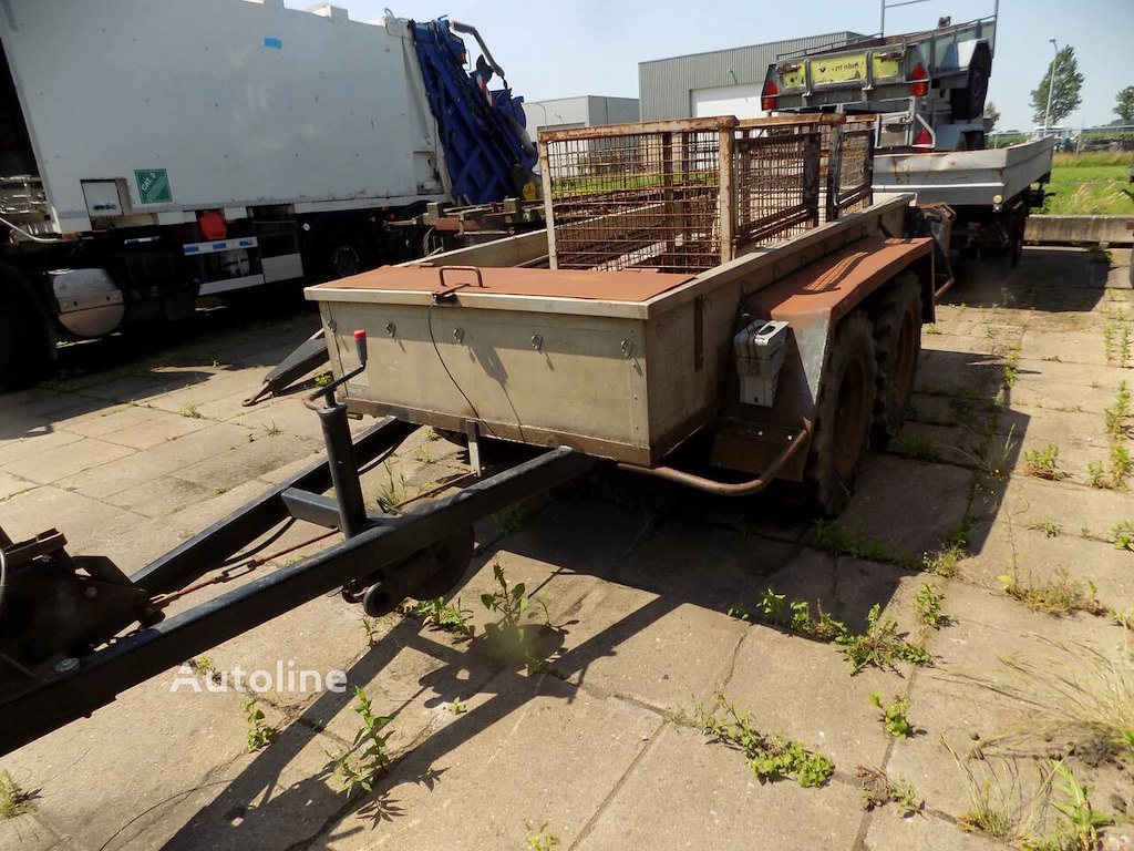 Jansen Menno Norden tandem aanhanger zware uitvoering prikolica sa ravnom platformom