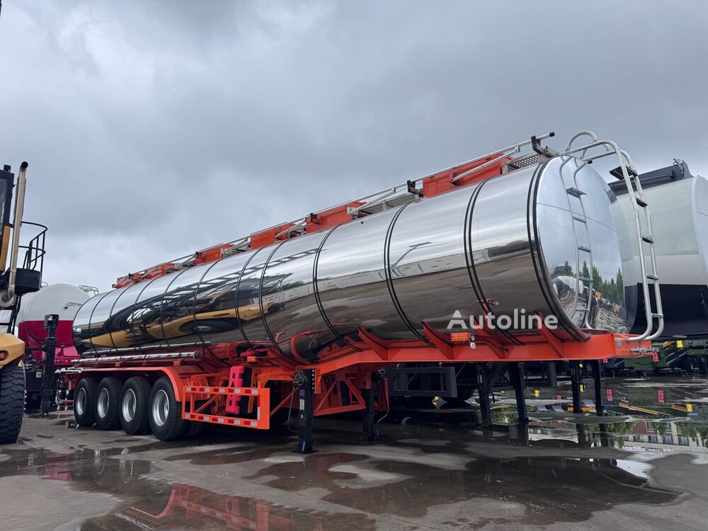 Novi CHIV Trailer 3 Axles Insulated Edible Oil Transportation Trailer prikolica cisterna za prevoz hrane