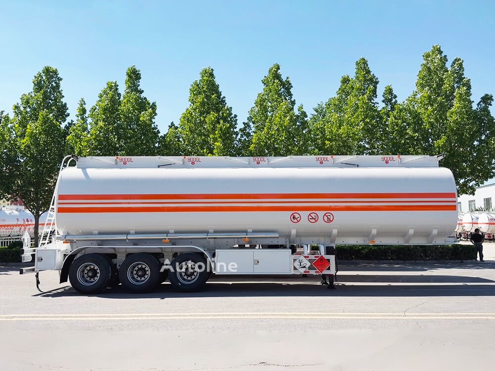 Novi CHIV Trailer 3 Axles 45000Liters Trailer Fuel Tanker (Diesel-gasoline) Traile prikolica cisterna za gorivo
