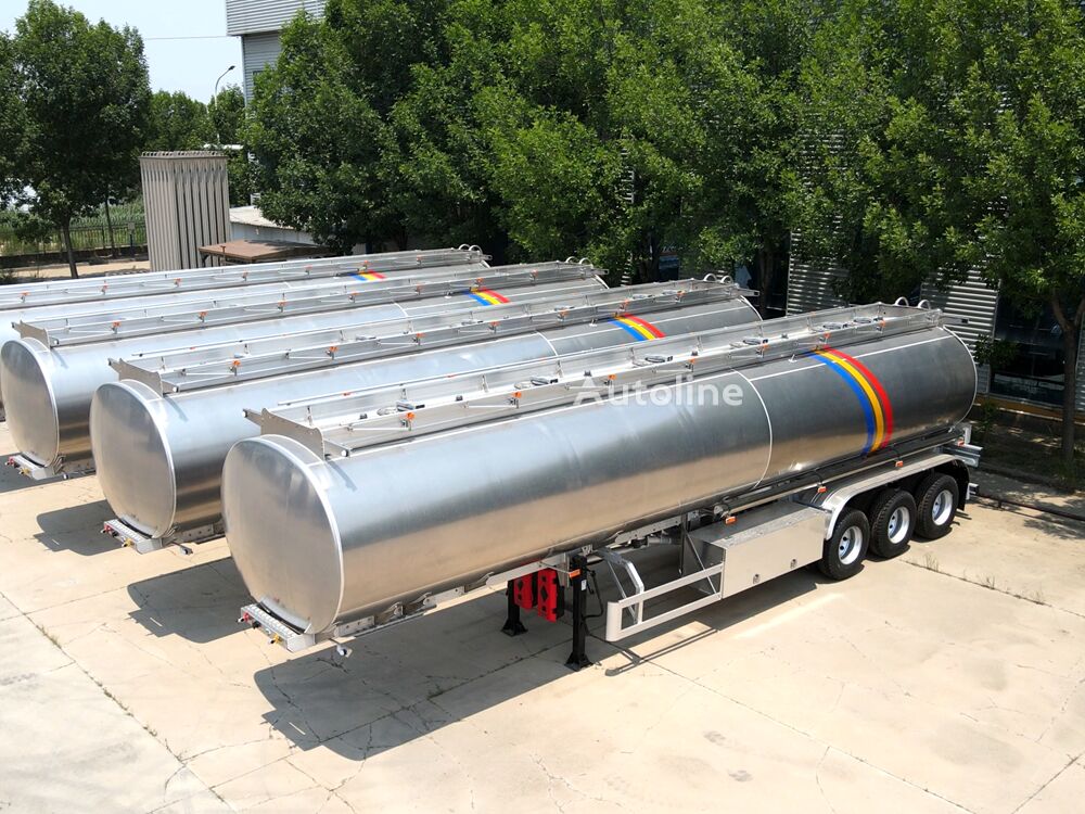 Novi CHIV Trailer 3 Axles 45000 Liters Aluminum Tanker Semi Trailer For Sale in Ke prikolica cisterna za gorivo