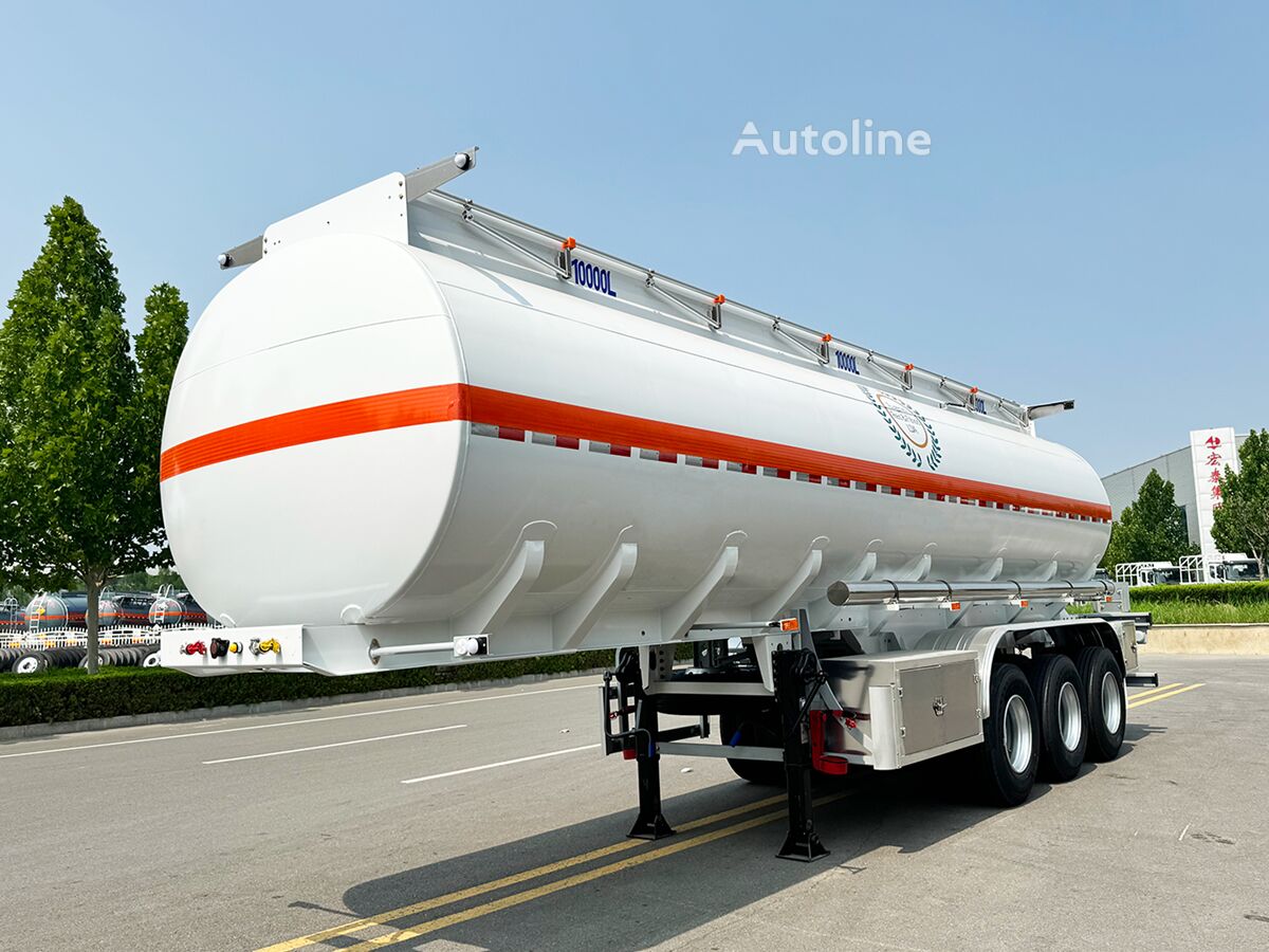 Novi CHIV Trailer CHIV Trailer 3 Axles 30000 Liters Carbon Steel Tanker Semi Trail prikolica cisterna za gorivo