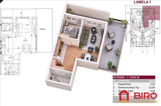 Stan,Novi Sad,Petrovaradin,kv: 40.00, ID: 1013564