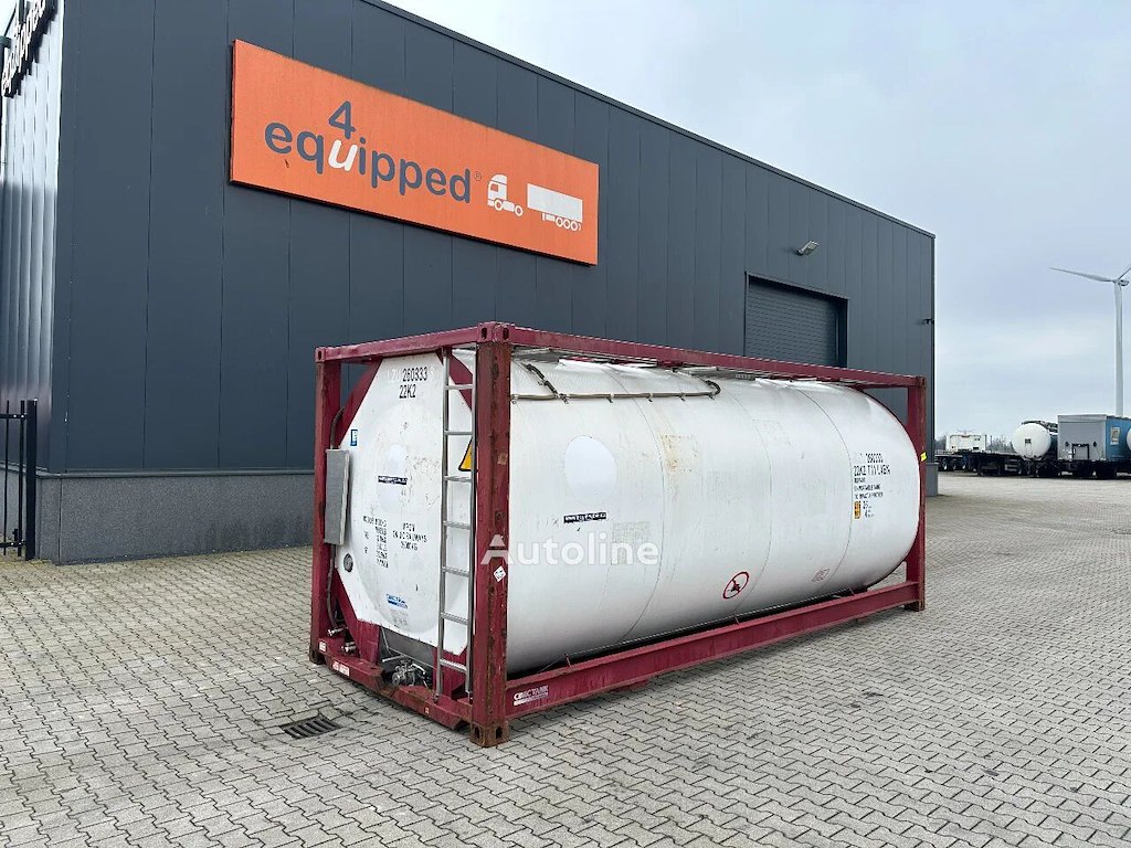 CIMC FOOD 20FT ISO / 25.940L-1-COMP. / L4BN / UN Portable / T11 / 5Y rezervoar-kontejner 20 stopa
