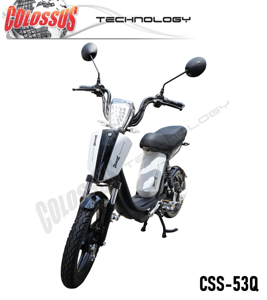 COLOSSUS Električni bicikl bela CSS-53Q