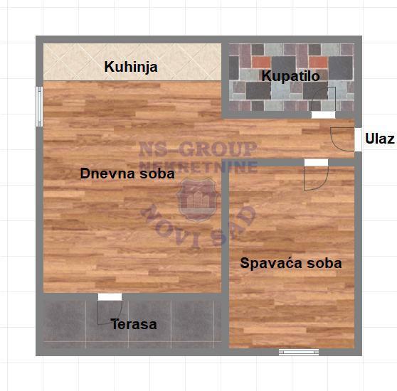Dvosoban stan na prodaju, 38m2, 123.060€