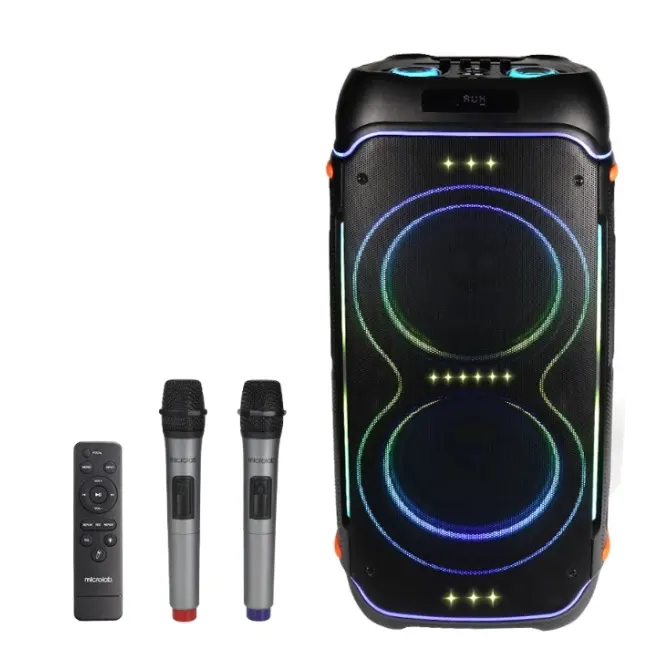 Microlab PT1000PRO RGB LED Bluetooth Party zvučnik 80W RMS sa baterijom 10,500mAh