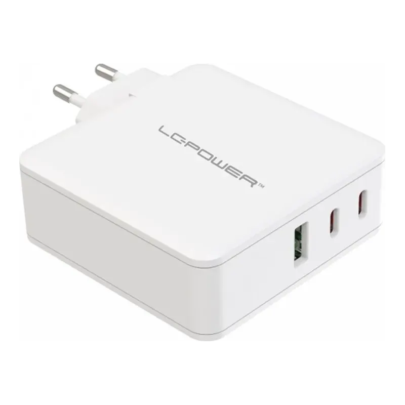 LC POWER USB-C/USB-A GaN 100W zidni punjač LC-GAN-100