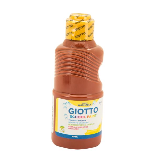 GIOTTO Tempera 250ml braon vodoperiva 530828