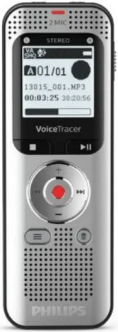 Philips diktafon DVT2015 Mono 8GB/LCD 2x AAA,USB 2.0