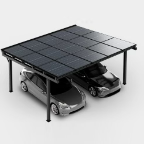 Modularna Auto Nadstrešnica – do 15 panela za 2 automobila