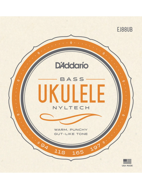D'Addario EJ88UB - Žice za bass ukulele