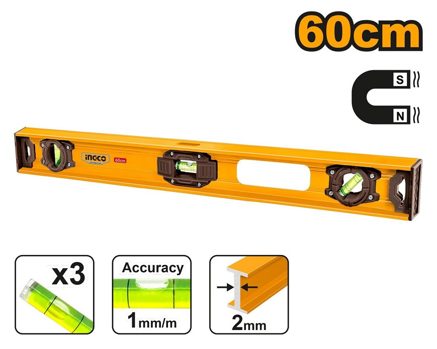 Ingco HSL28060 Libela Spirit 60cm magnetna