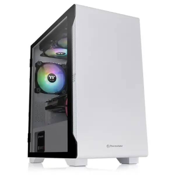 KUĆIŠTE THERMALTAKE S100 TG SNOW/WHITE/WIN/SPCC/TEMPERED GLASS*1/120MM/BEZ PSU