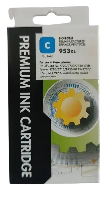 Inkjet compatible za HP F6U616AE(#953XL)/CY/SCC Cyan