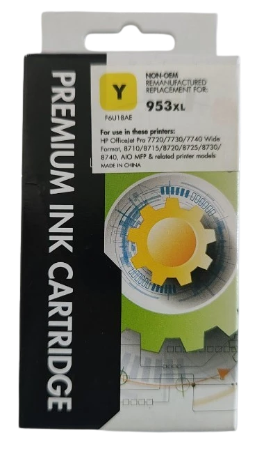 INKJET COMPATIBLE ZA HP F6U18AE(#953XL)/YL/SCC YELLOW