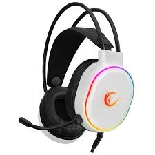 SLUŠALICE ŽIČNE GAMING RAMPAGE ROGUE RGB BELE 36120