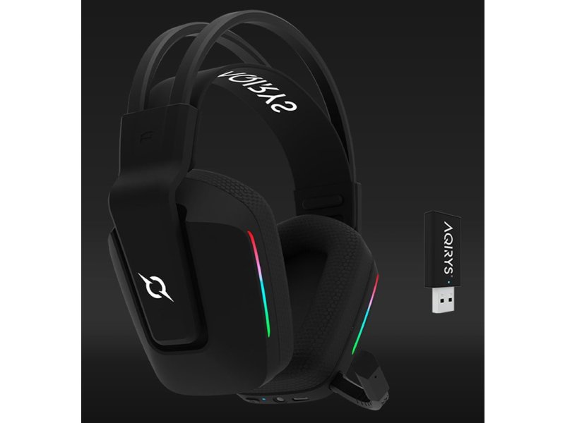AQIRYS SLUŠALICE ALYA V2 7.1 RGB/BT/USB BLACK