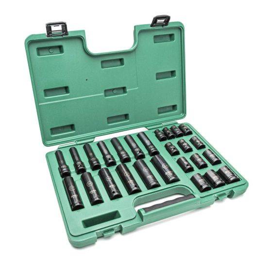 Set nasadnih ključeva 1/2” kovani šestougaoni tankozidni, 26-delni SATA ST34399T