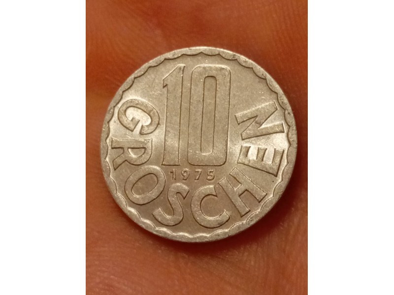 10 groschen 1975g.