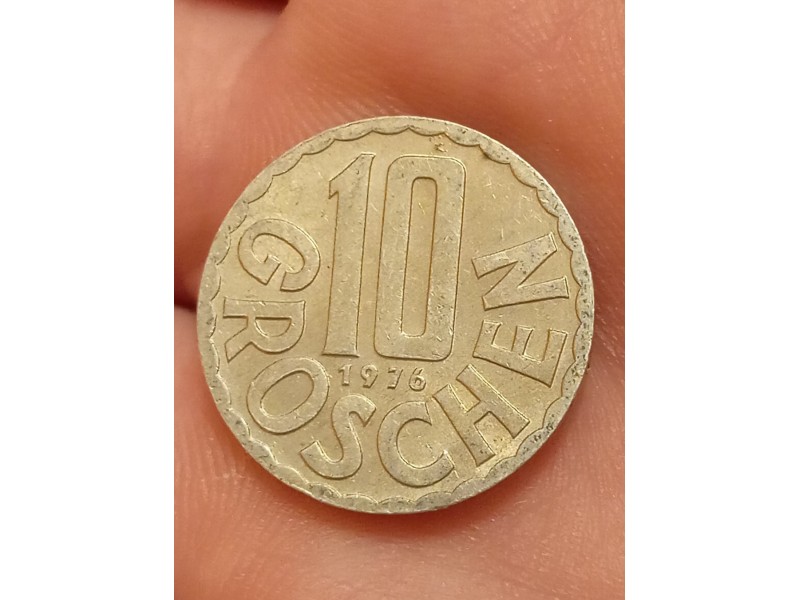 10 groschen 1976g.