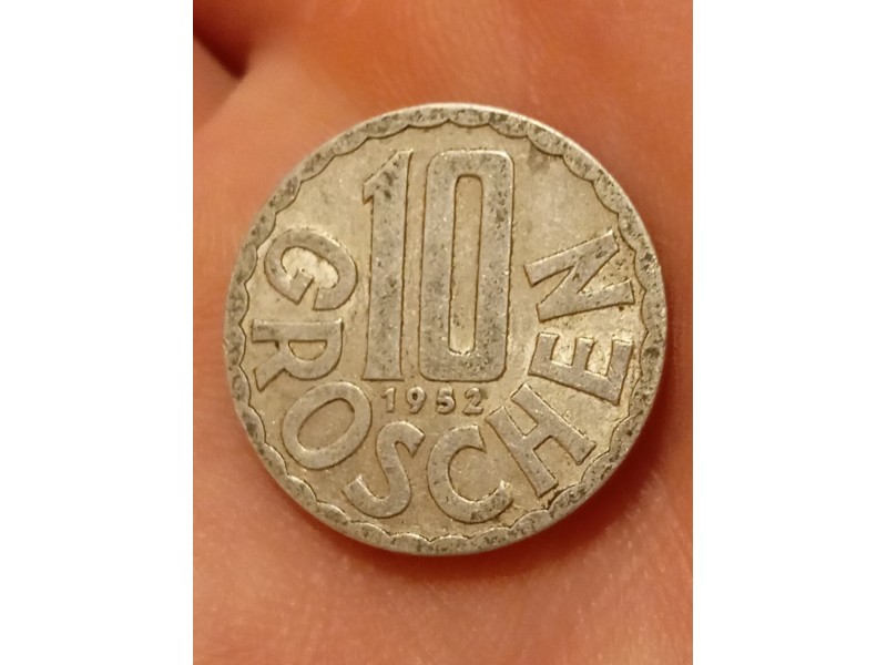 10 groschen 1952g.