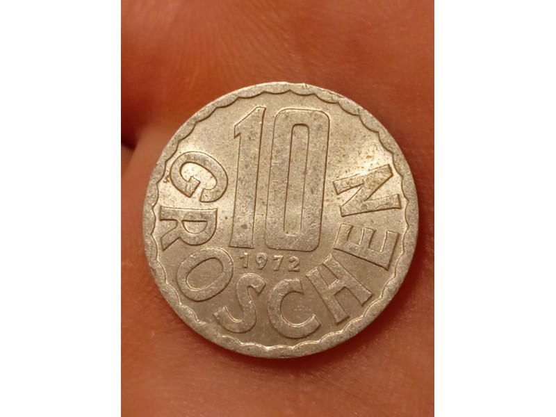 10 groschen 1972g.