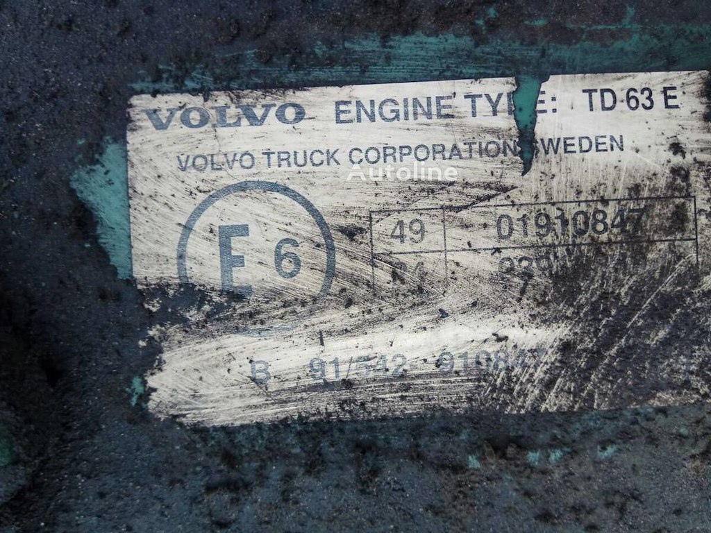 Volvo TD 63 E TD63E motor za Volvo FL