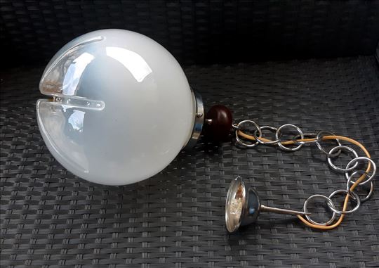 Vintage 70s Mazzega murano luster ACK TEA Divača J