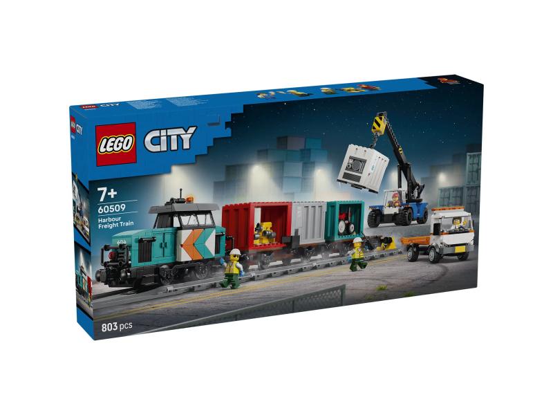 LEGO 60509 LUČKI TERETNI VOZ SA KRANOM I KAMIONOM