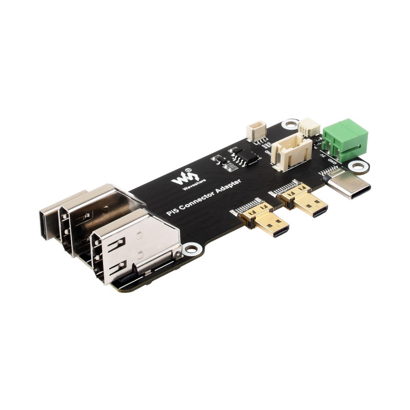 Micro HDMI na HDMI Multi Adapter, Raspberry Pi 5 / 4, dual napajanje, dual HDMI izlaz