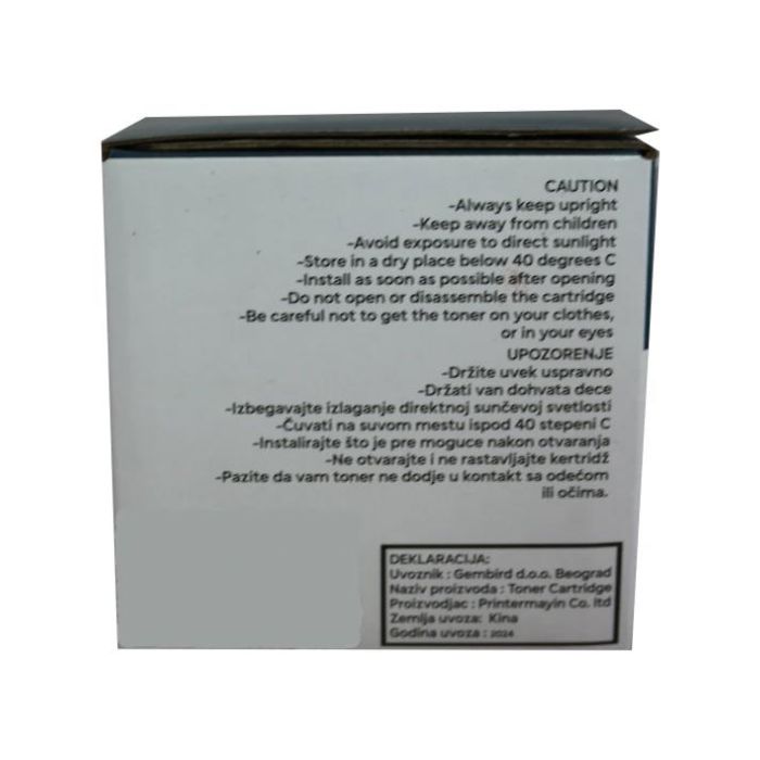 Toner Gembird 207A(W2211A)-C M255/M283 zam. kaseta za HP Cyan 1.25k (sa cipom)