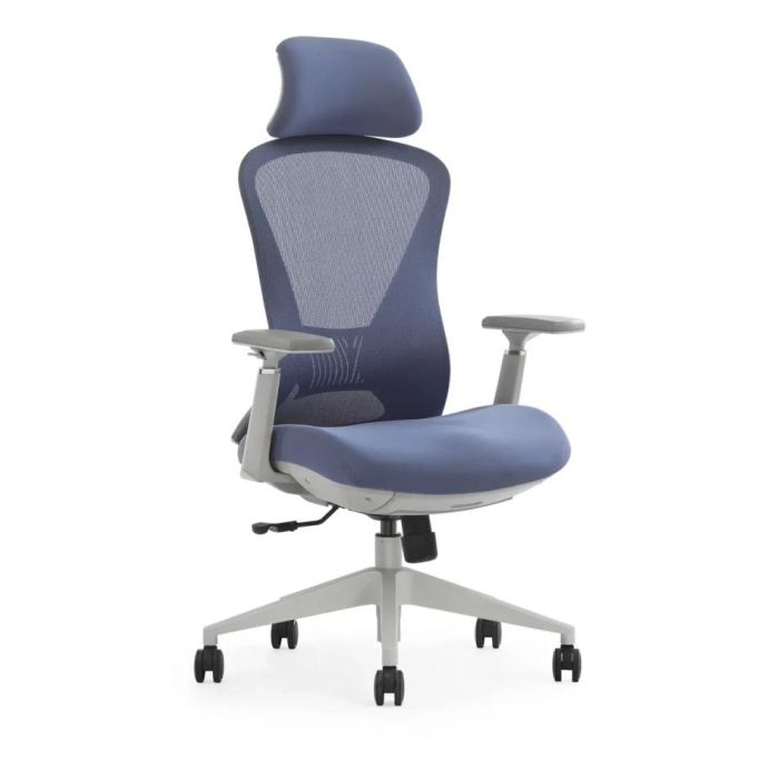 Ultra ergonomska kancelarijska stolica UGD Conference Lite Silver Blue