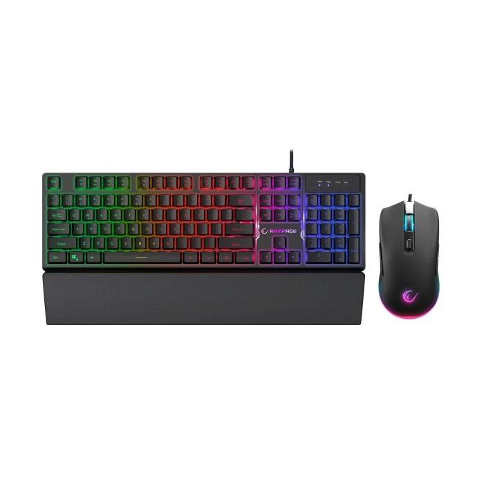 Tastatura+miš žični set Rampage KM-RX7 FORTUNA V2 crni 42577
