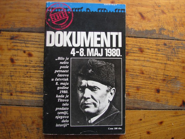 DOKUMENTI 4-8. MAJ 1980 RETKO