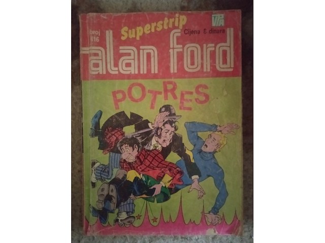 Alan Ford (Vjesnik) 416 - Potres