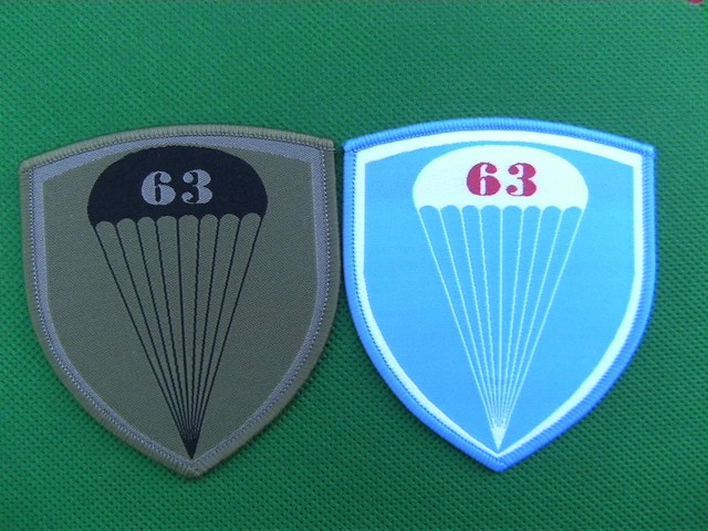 Amblemi 63 Padobranske VS - Set od dva prišivka