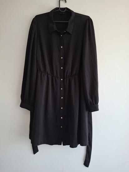 New Look crna haljina-zlatni dugmici.vel.XL