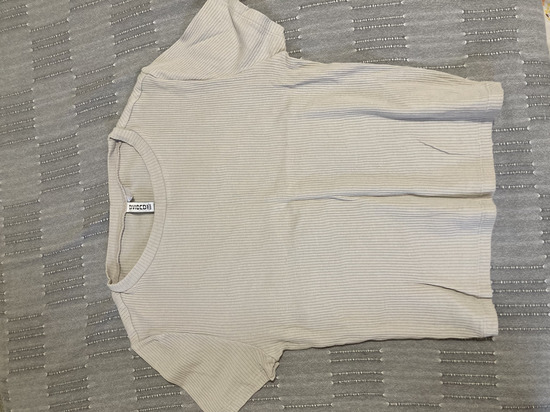 H&M rebrasti crop pamucni