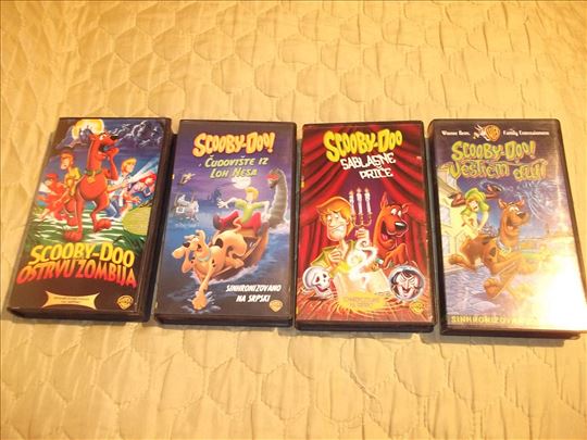 VHS Scooby Doo 4 kom.