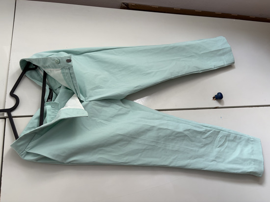 Zara pantalone plitke poslovne plave
